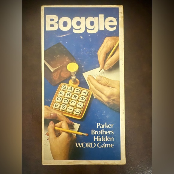 Parker | Games | Parker Boggle Word Game Blue And White | Poshmark